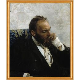 OTTO Kunstdruck Portrait of Professor Ivanov Ilja Jefimowitsch Repin Akademiker Mann B, (1 St)