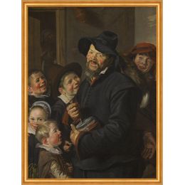 OTTO Kunstdruck The Rommel-Pot Player Frans Hals Musik Kinder Lachen Freude B A2 01878, (1 St)