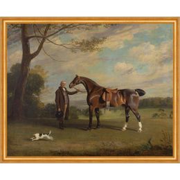 OTTO Kunstdruck The Earl of Shrewsburys Groom Holding a Hunter Chalon Pferde B A2 0226, (1 St)