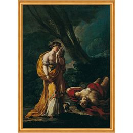 OTTO Kunstdruck Venus and Adonis Francisco de Goya Mythologie Götter Frau Mann Wald B, (1 St)