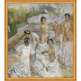 OTTO Kunstdruck The Bath, Seville Francisco Iturrino Nackte Frauen Baden B A2 01857 Ge, (1 St)