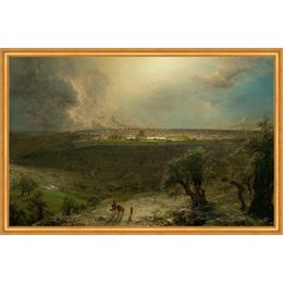 OTTO Kunstdruck Jerusalem from the Mount of Olives Frederic Edwin Church Israel Stadt, (1 St)