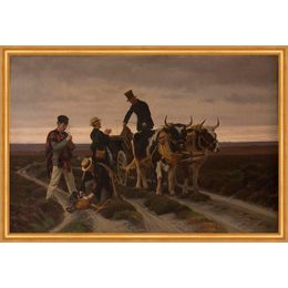 OTTO Kunstdruck Walking trip. Jutland Frants Henningsen Ausflug Karren Reise B A2 0188, (1 St)