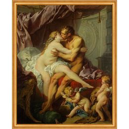 OTTO Kunstdruck Hercules and Omphale Francois Boucher Götter Liebe Paar Kuss B A2 0186, (1 St)