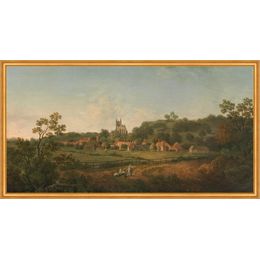 OTTO Kunstdruck A Distant View of Hythe Village and Church, Kent Nelson England Dorf B, (1 St)