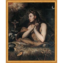 OTTO Kunstdruck Penitent Magdalene Jacopo Tintoretto Sankt Kreuz Maria Beten B A2 0233, (1 St)
