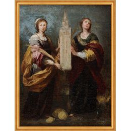 OTTO Kunstdruck St. Justa and St. Rufina Bartolome Esteban Murillo Heilige Frauen B A2, (1 St)
