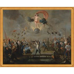 OTTO Kunstdruck Allegory of Fortune Balthazar Nebot Glück Geschenke Schweben Himmel B, (1 St)