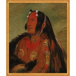 OTTO Kunstdruck Wi-jun-jon, Pigeons Egg Head, a Dist. Young Warrior Catlin B A2 01980, (1 St)