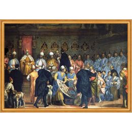 OTTO Kunstdruck Doge Marino Grimani receives the gifts of the Persian Caliari B A2 019, (1 St)