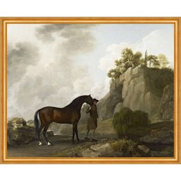 OTTO Kunstdruck The Marquess of Rockinghams Arabian Stallion George Stubbs Pferde B A2, (1 St)