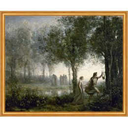 OTTO Kunstdruck Orpheus Leading Eurydice from the Underworld Camille Corot Mythologie, (1 St)