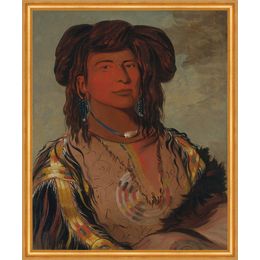 OTTO Kunstdruck Ha-won-je-tah, Head Chief of the Miniconjou Tribe Catlin B A2 01984 Ge, (1 St)