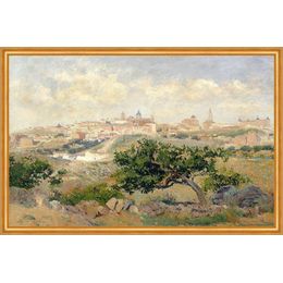 OTTO Kunstdruck View of Toledo Aureliano de Beruete Spanien Hügel Kastillien Tajo B A2, (1 St)
