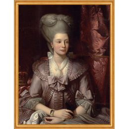 OTTO Kunstdruck Queen Charlotte Benjamin West Königin Adel Mecklenburg Strelitz Adel B, (1 St)