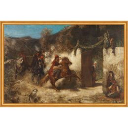 OTTO Kunstdruck Dalmatian wedding, unfinished Jaroslav Cermak Pferde Italien B A2 0248, (1 St)