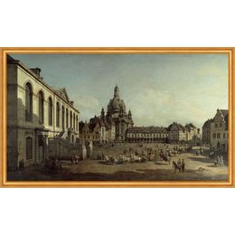 Kunstdruck View of the Neumarkt in Dresden from the Jüdenhofe Sachsen BellOTTO B, (1 St)
