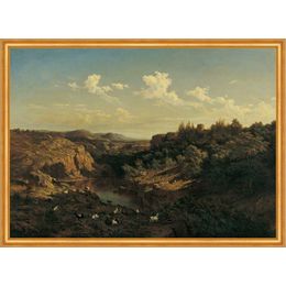 OTTO Kunstdruck View near Monasterio de Piedra, Aragon Carlos de Haes Spanien B A2 010, (1 St)