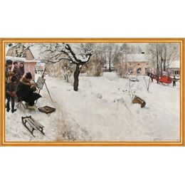 OTTO Kunstdruck Open-Air Painter. Winter-Motif from Asögatan Carl Larsson B A2 00979 G, (1 St)