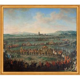 OTTO Kunstdruck Entry of the Emperor Franz I. to Frankfurt Dallinger Kaiser Einzug B, (1 St)