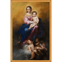 OTTO Kunstdruck The Madonna of the Rosary Bartolome Esteban Murillo Maria Jesus Kind B, (1 St)