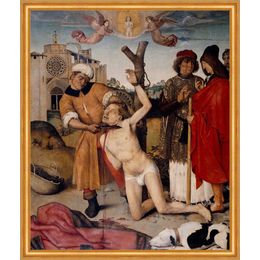 OTTO Kunstdruck Martyrdom of Saint Cucuphas Ayne Bru Märtyrertod Engel Religion B A2 0, (1 St)