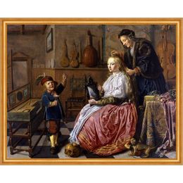 OTTO Kunstdruck Allegory of Vanity Jan Miense Molenaer Frisur Haare Spiegel Eitel B A2, (1 St)