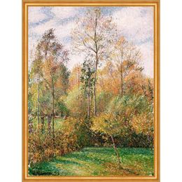 OTTO Kunstdruck Automne, Peupliers, Eragny, Autumn, Eragny Frankr. Pissarro B A2 00934, (1 St)
