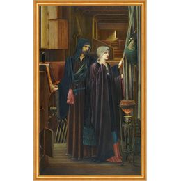 OTTO Kunstdruck The Wizard Edward Burne-Jones Zauberer Hexenmeister Magie Männer B A1, (1 St)