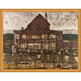 OTTO Kunstdruck House with Shingle Roof, Old House II Egon Schiele Schindeldach Haus B, (1 St)