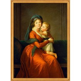 OTTO Kunstdruck Princess Alexandra Golitsyna and her son Zarin Piotr Vigee-Lebrun B A1, (1 St)