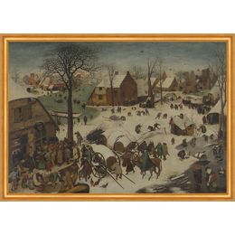 OTTO Kunstdruck The Numbering at Bethlehem Pieter Bruegel der Ältere Sankt Bibel B A1, (1 St)
