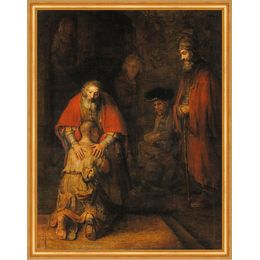 OTTO Kunstdruck Return of the Prodigal Son Rembrandt van Rijn Sankt Sohn Vater Kind B, (1 St)