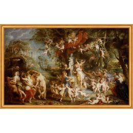 OTTO Kunstdruck The Feast of Venus Peter Paul Rubens Götter Mythologie Engel Fest B A1, (1 St)