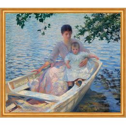 OTTO Kunstdruck Mother and Child in a Boat Edmund Charles Tarbell Mutter Kind Boot B A, (1 St)