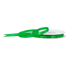 Creativery Geschenkband, Satinband 6mm x 25m Rolle Grün