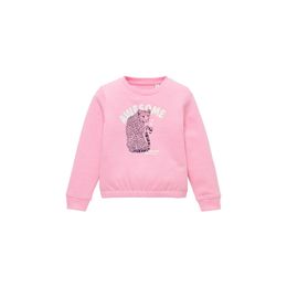 Tom Tailor Mädchen Sweatshirt mit Artwork, rosa, Motivprint, Gr. 92/98