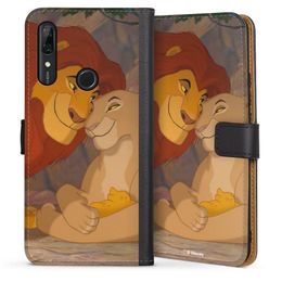 DeinDesign Handyhülle König der Löwen Disney Liebe Lion Love, Huawei P Smart Z Hülle Handy Flip Case Wallet Cover Handytasche Leder, schwarz