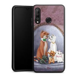 DeinDesign Handyhülle Aristocats Disney Offizielles Lizenzprodukt Aristocats, Huawei P30 Lite Silikon Hülle Premium Case Handy Schutzhülle, schwarz