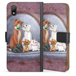 DeinDesign Handyhülle Aristocats Disney Offizielles Lizenzprodukt Aristocats, Huawei Y5 (2019) Hülle Handy Flip Case Wallet Cover Handytasche Leder