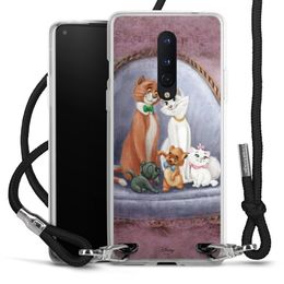 DeinDesign Handyhülle Aristocats Disney Offizielles Lizenzprodukt Aristocats, OnePlus 8 Handykette Hülle mit Band Case zum Umhängen Cover mit Kette