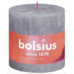 bolsius Stumpenkerze Rustik Stumpenkerzen gefrorenes Lavendel, lila