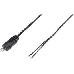 Voltcraft 93015c94 Lautsprecher-Steckverbinder Stecker, gerade Polzahl Audio- & Video-Adapter, 1.2 cm, schwarz