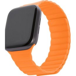 Decoded Smartwatch-Armband Silicone Magnet Traction Strap LITE 38/40/41mm, Wasser- und schweißfest, orange