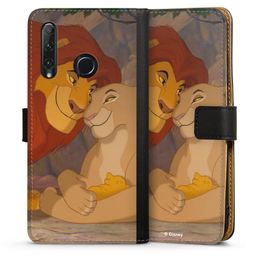 DeinDesign Handyhülle König der Löwen Disney Liebe Lion Love, Huawei Honor 20 Lite Hülle Handy Flip Case Wallet Cover, schwarz