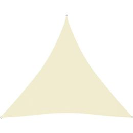 Sweiko - Sonnensegel Oxford-Gewebe Dreieckig 4,5x4,5x4,5 m Creme FF135233DE