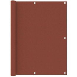Balkon-Sichtschutz Terracotta-Rot 120x600 cm Oxford-Gewebe FF134983DE