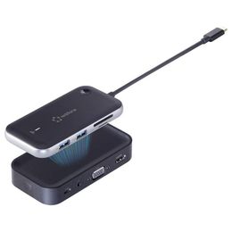 Renkforce Laptop-Dockingstation USB-C® Hub zur drahtlosen Bildübertragung