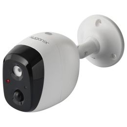 sygonix Dummy-Innen-/Außenkamera mit LED-Blinkleuchte Überwachungskamera Attrappe (mit blinkender LED)
