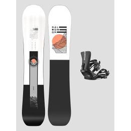 Salomon Sight+Rhythm Black M 2024 Snowboard-Set uni